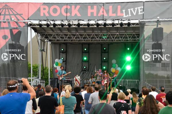 Outdoor Rock Concert Stage
